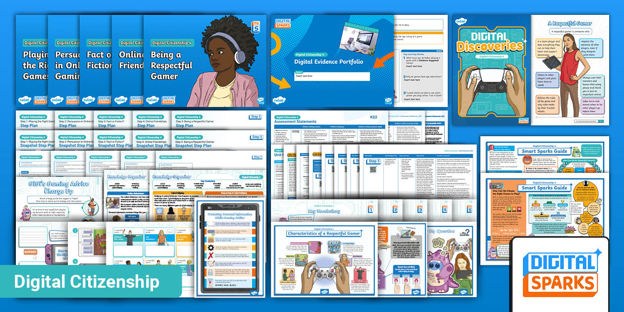 Digital Sparks: Digital Citizenship 4: Unit Pack - Computing