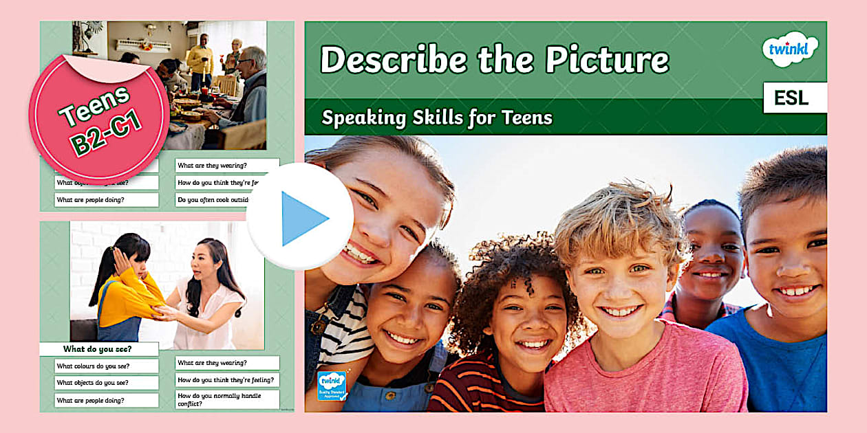ESL Photo Descriptions for Teens [Teens, B2-C1] - Twinkl