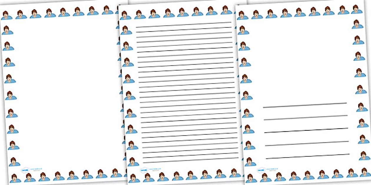Editable Tanni Grey Thompson Page Borders (teacher made)