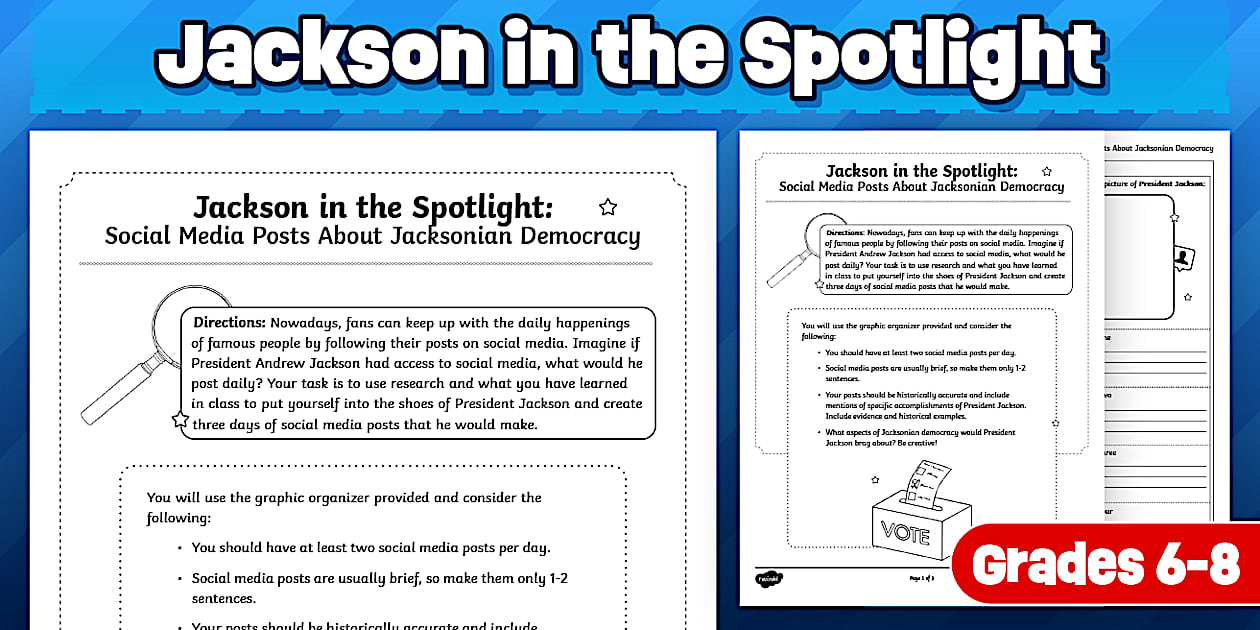 Social Media Posts About Jacksonian Democracy Activity