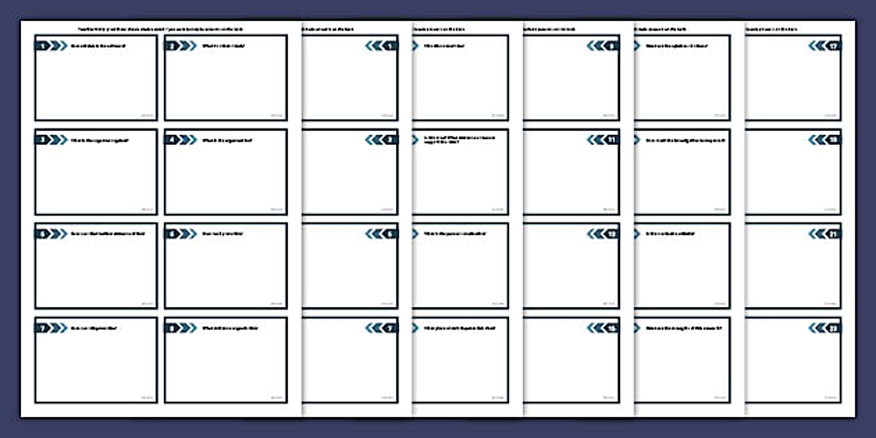 Question Flashcards (Teacher-Made) - Twinkl