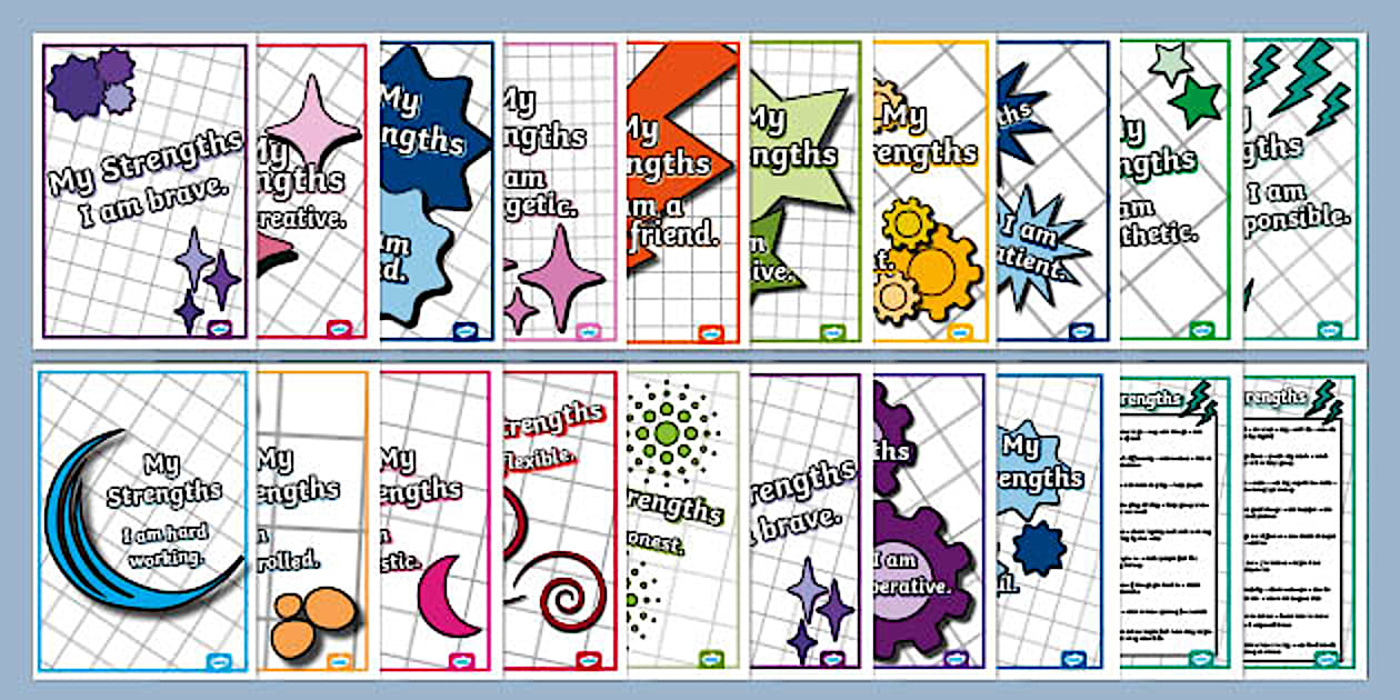 My Strengths Poster Set (teacher made) - Twinkl