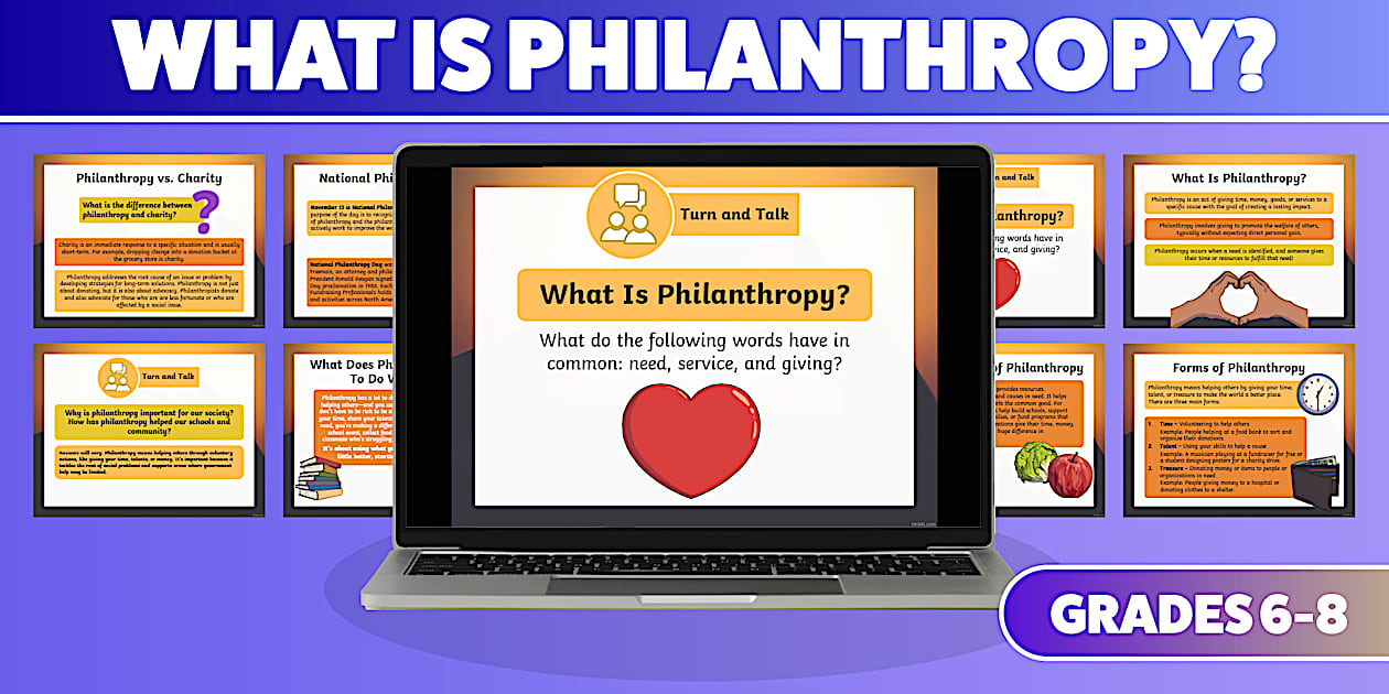 National Philanthropy Day What's Philanthropy PPT Slides 6-8