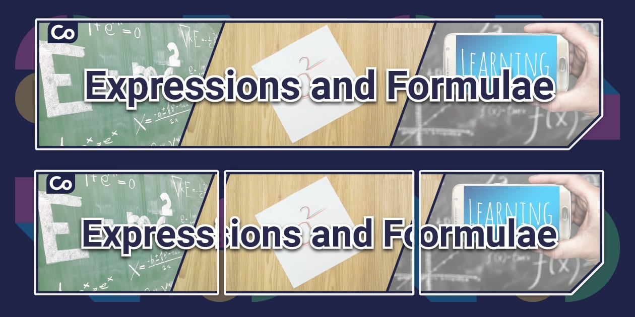 Expressions and Formulae Display Banner (teacher made)