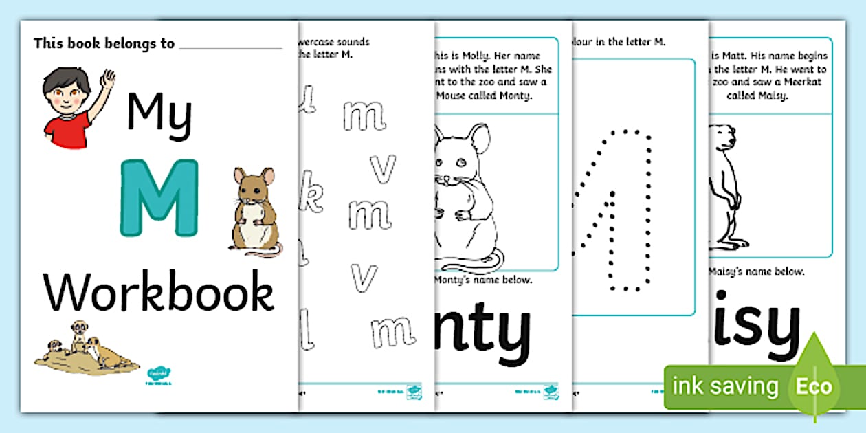 Uppercase M Workbook | Twinkl (teacher made) - Twinkl
