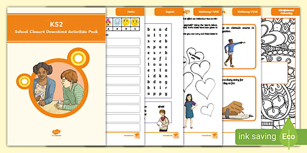 School Closure Downtime Activities Pack KS2 (teacher made)