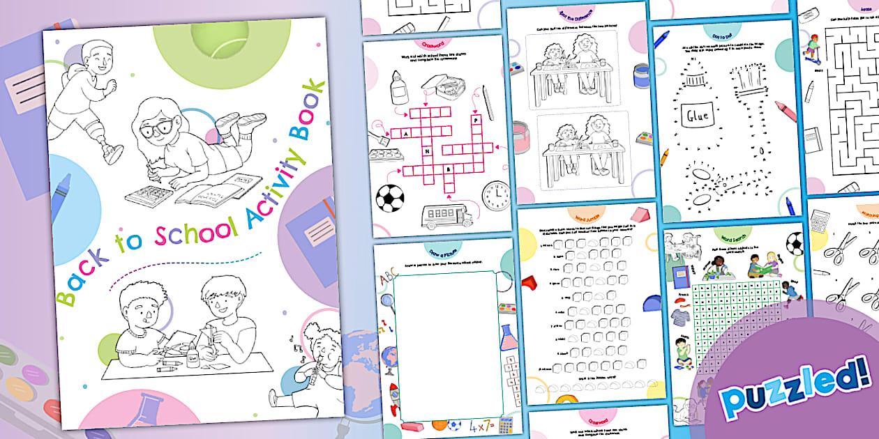 Back to School Activity Booklet | Twinkl Puzzled - Twinkl