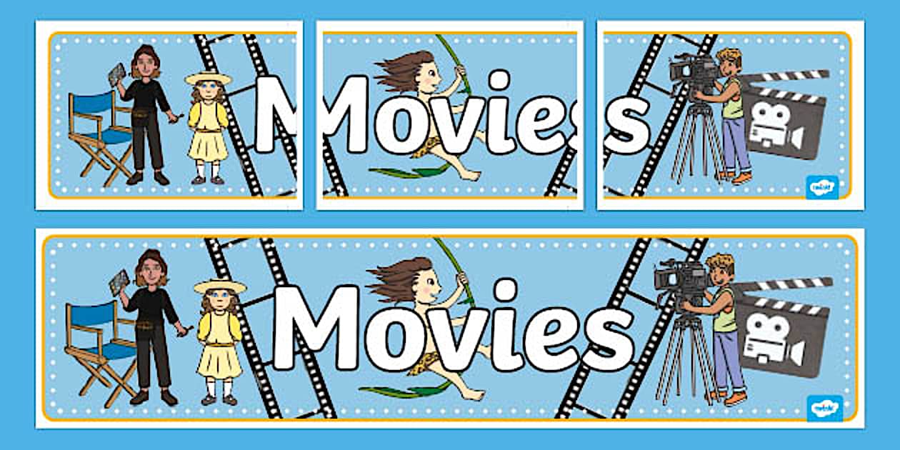 Movies Display Banner (teacher made) - Twinkl