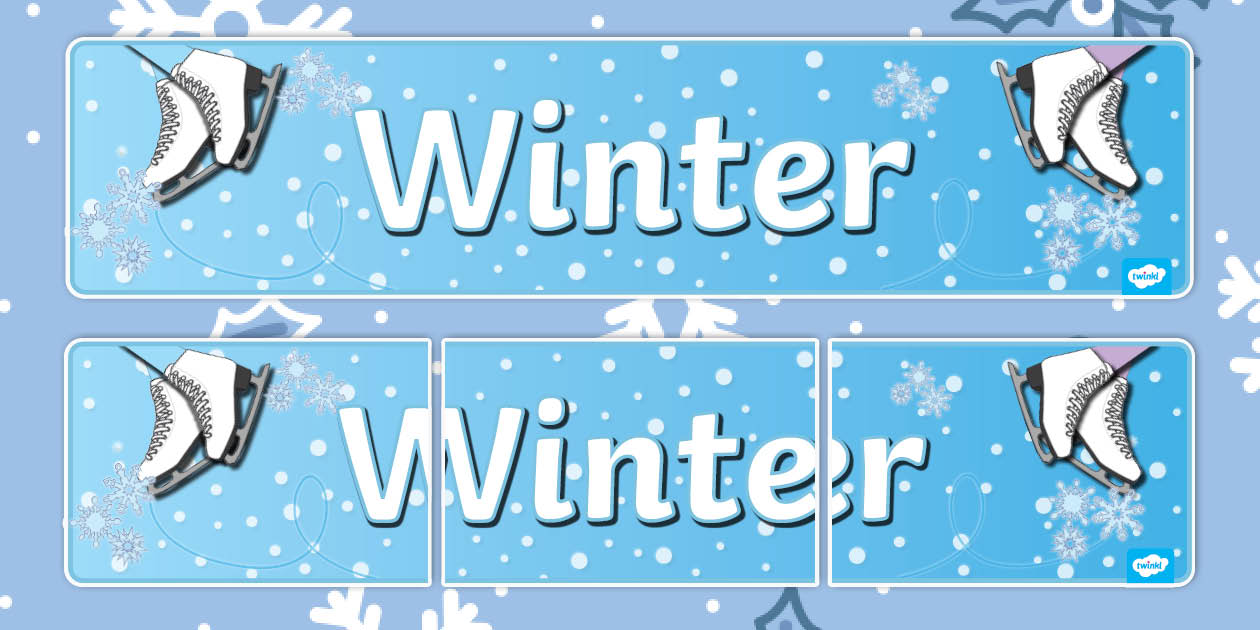 Winter Banner | Twinkl Banner | Save time planning - Twinkl