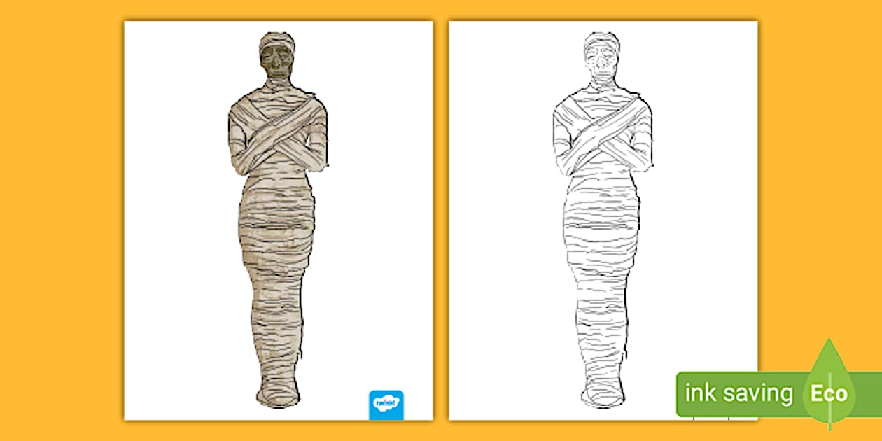 Ancient Egyptian Mummy Poster (professor feito) - Twinkl