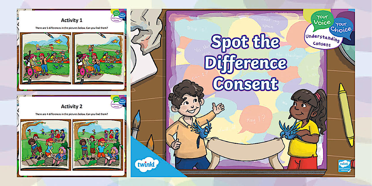 Your Voice Your Choice – Spot Difference Consent PowerPoint