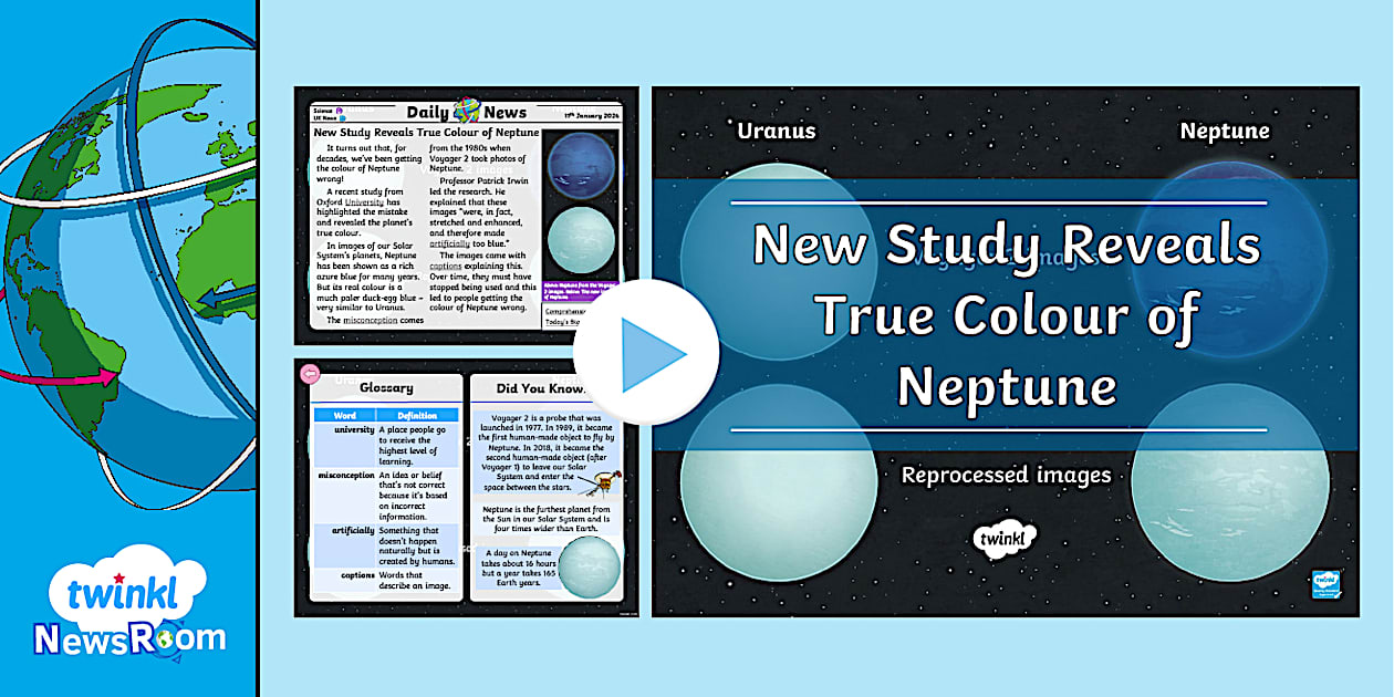 True Colour of Neptune | Twinkl Resources (Teacher-Made)