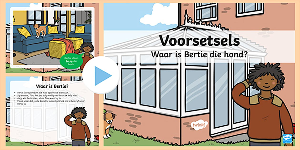 Voorsetsels PowerPoint (teacher made) - Twinkl