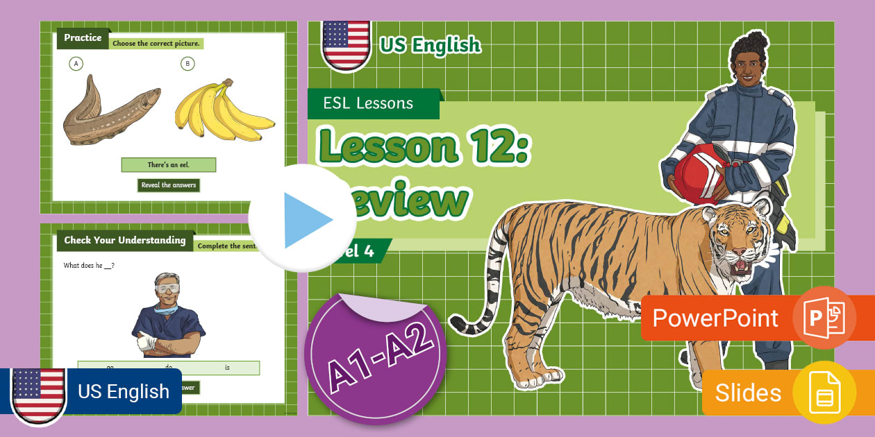 US ESL Curriculum Level 4 Lesson 12 Presentation - Twinkl