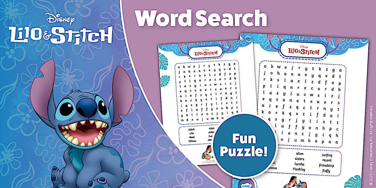 Lilo & Stitch: Word Search