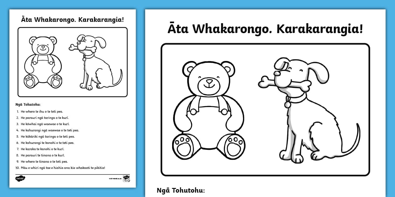 Āta Whakarongo. Karakarangia! (Teacher-Made) - Twinkl