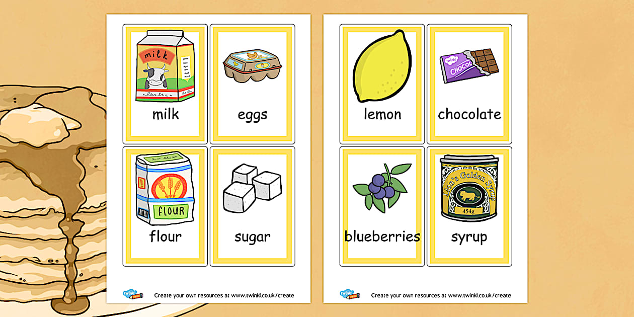 Pancake Words for Pancake Day - KS1 Resources - Twinkl