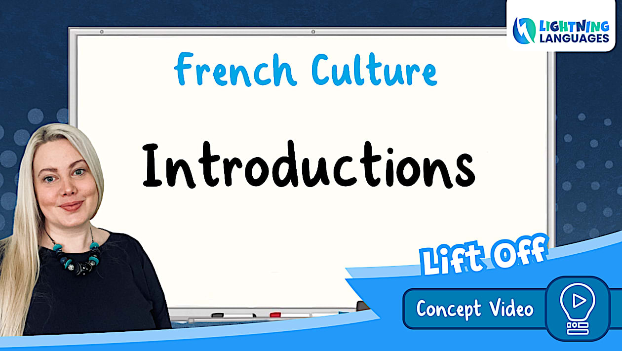👉 Lightning Languages | French | Introductions | Culture Concept Video