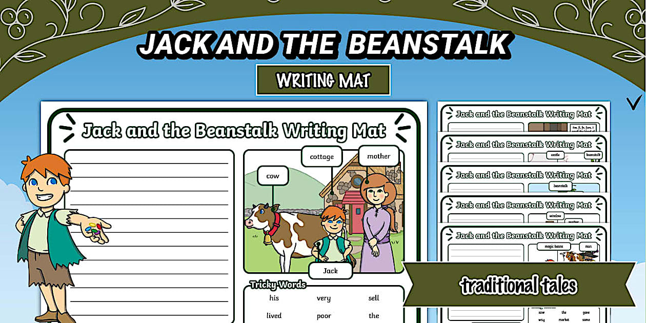 Jack and the Beanstalk Writing Mat