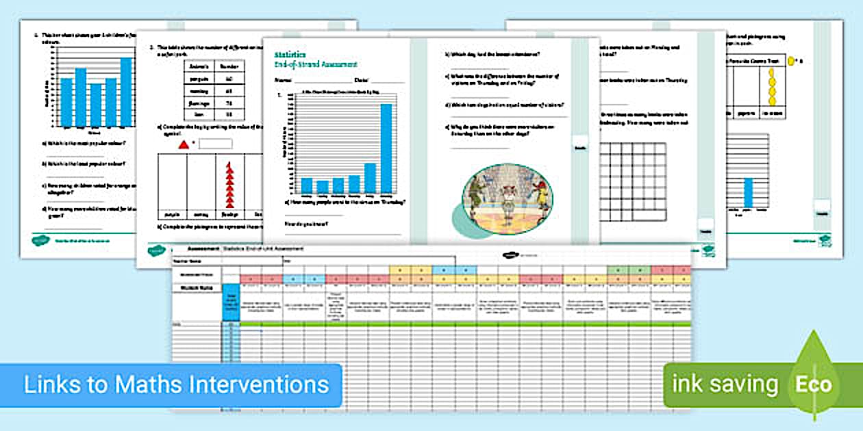 👉 Year 4 Statistics End-of-Unit Assessment - Twinkl