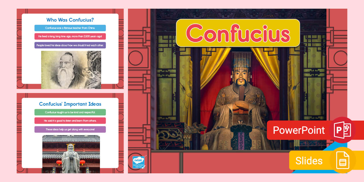 Confucius PowerPoint & Google Slides for K-2nd Grade