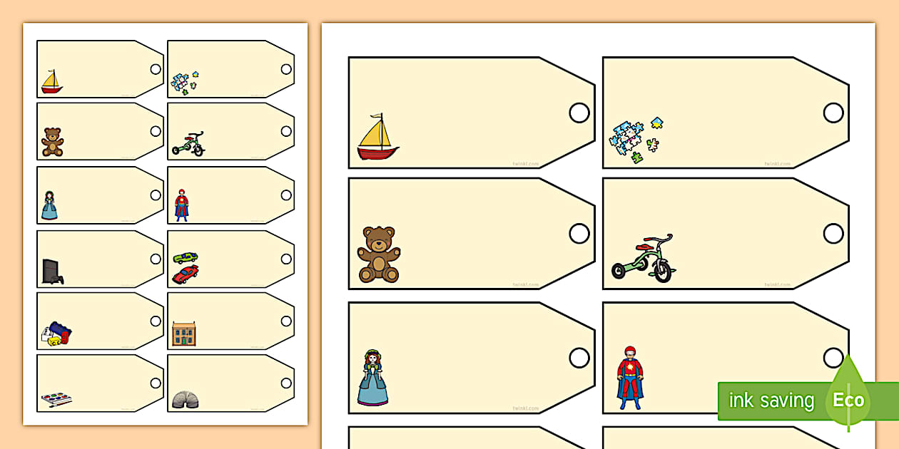 Cursive Toy Shop Editable Price Tags (teacher made) - Twinkl