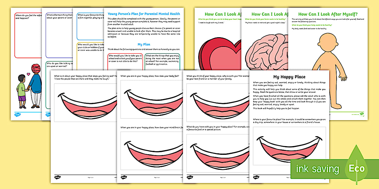 Mental Health Group Activity Worksheets | Twinkl - Twinkl