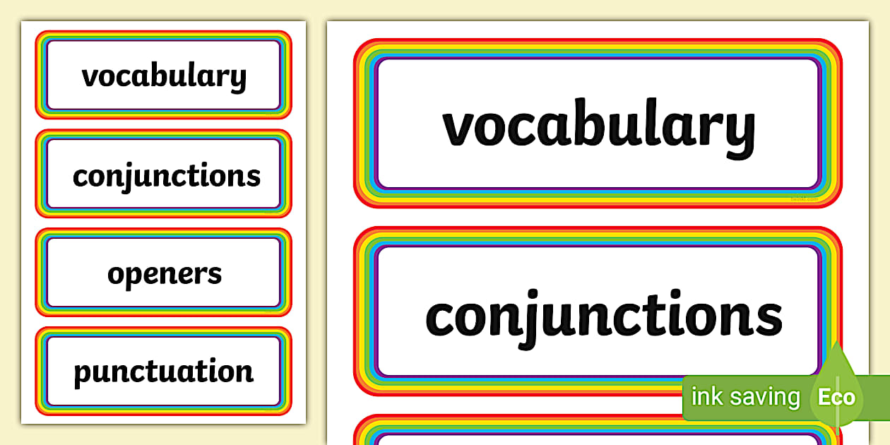 Editable VCOP Cards (teacher made) - Twinkl