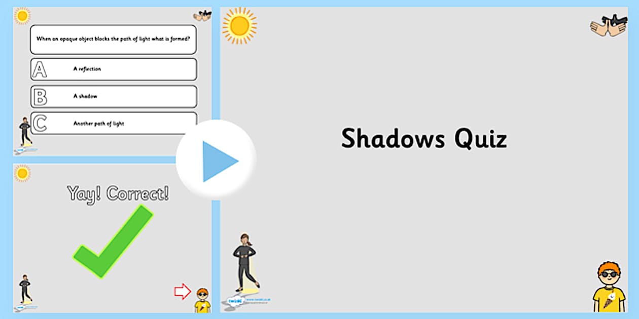 Shadows PowerPoint Quiz (teacher made) - Twinkl