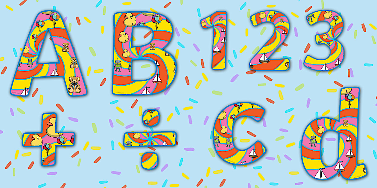 Letras para el Día del Niño y de la Niña (teacher made)