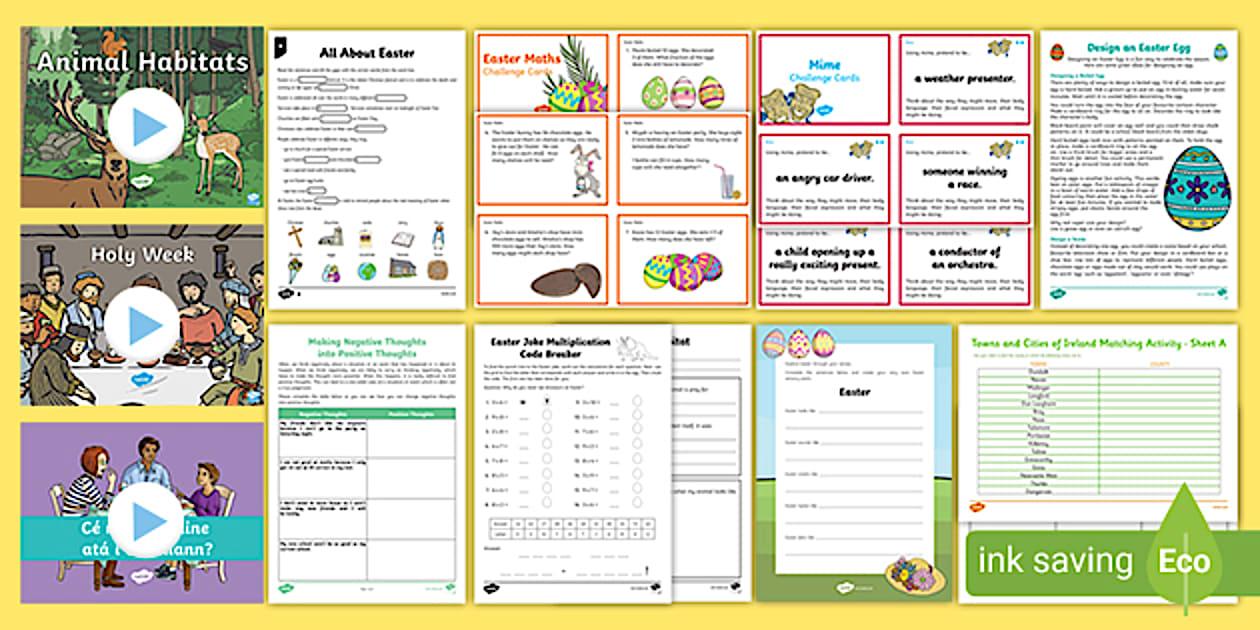 Easter Pack Third Class (Teacher-Made) - Twinkl