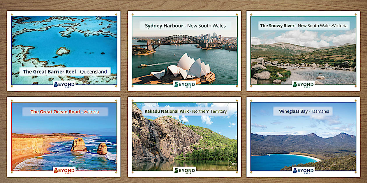 Water in the World: Australia's Famous Watery Sites Posters
