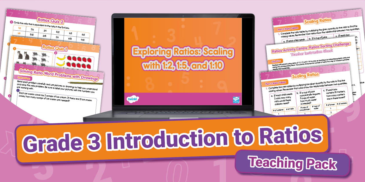 Grade 3 Introduction to Ratios Teaching Pack