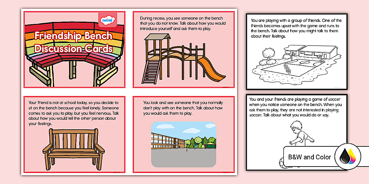 Friendship Bench Activity | 2nd Grade Resource | Twinkl USA