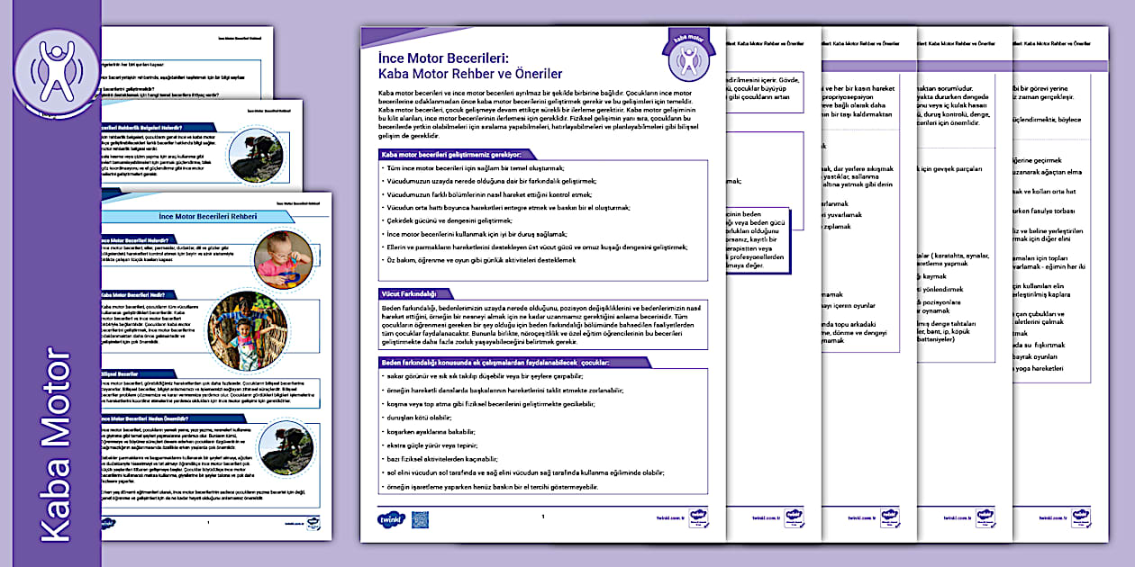 İnce Motor Becerileri Gelişimi:Kaba Motor Rehber ve Öneriler