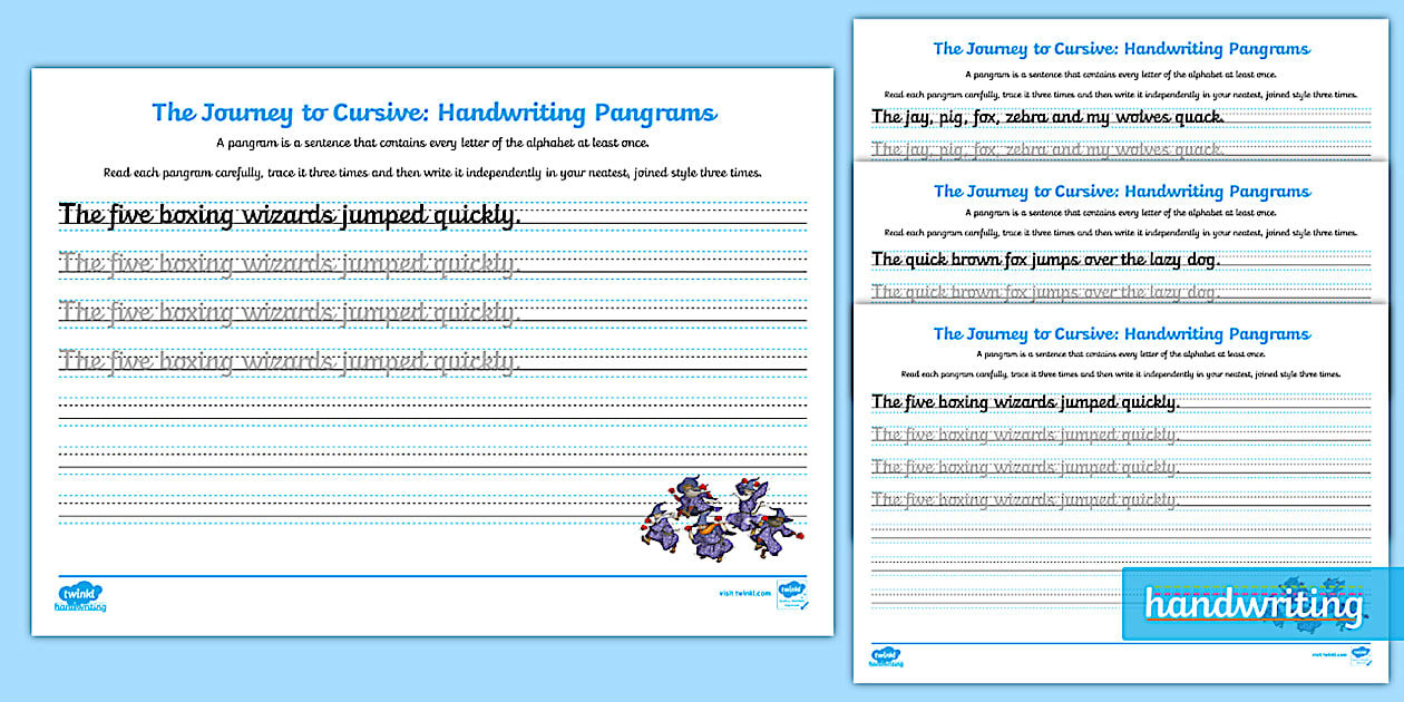 Perfect Cursive Handwriting Assessment for KS2 – Primary Resource