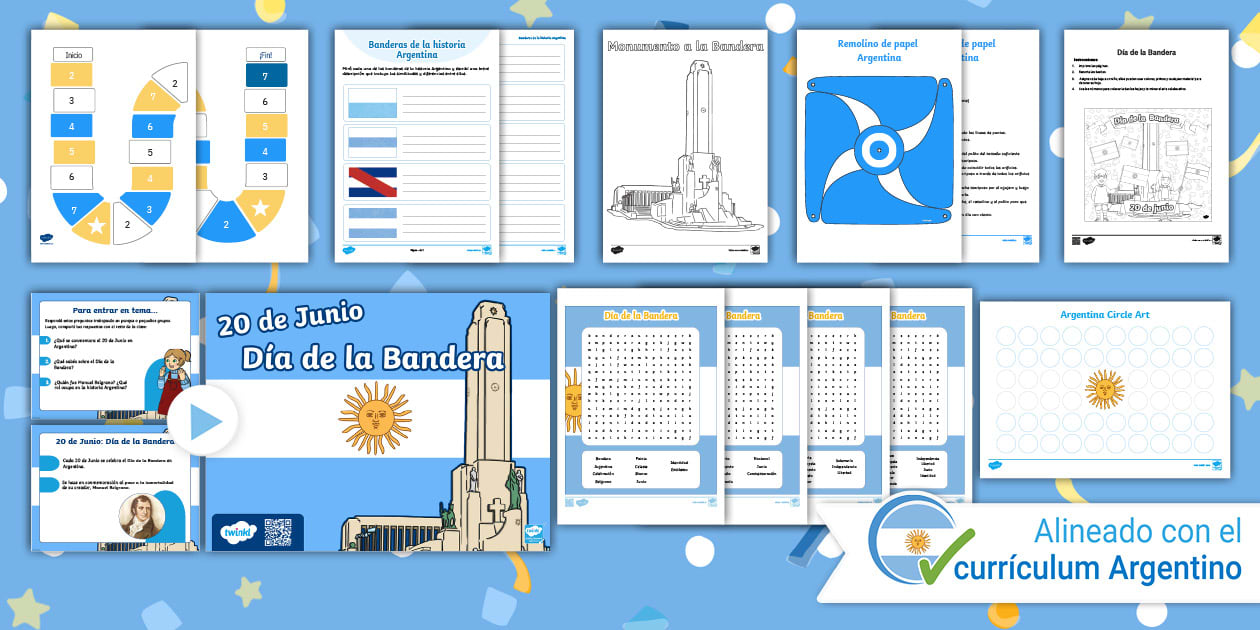 Pack: actividades para el Día de la Bandera (teacher made)