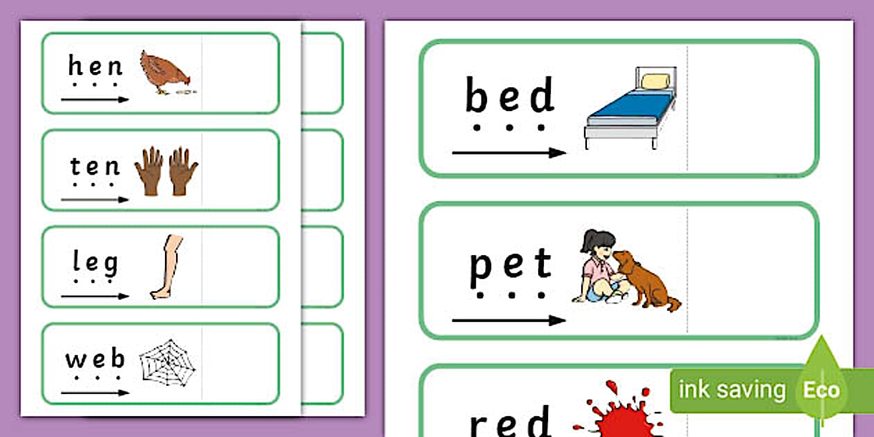 CVC Words e Read and Reveal - Twinkl