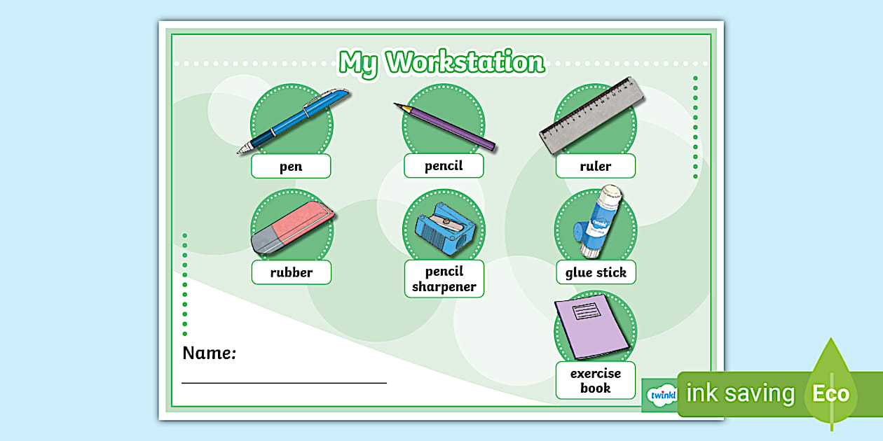 My Workstation Display Poster - Twinkl - KS2 - Twinkl