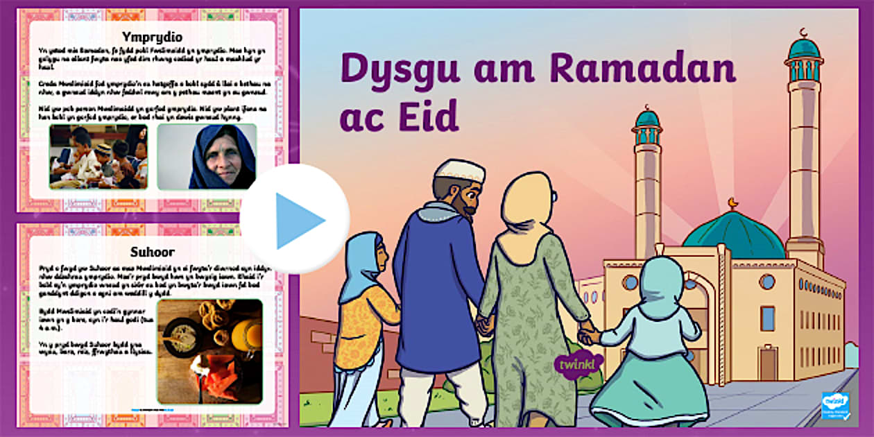 Pŵerbwynt Dysgu am Ramadan ac Eid (teacher made) - Twinkl