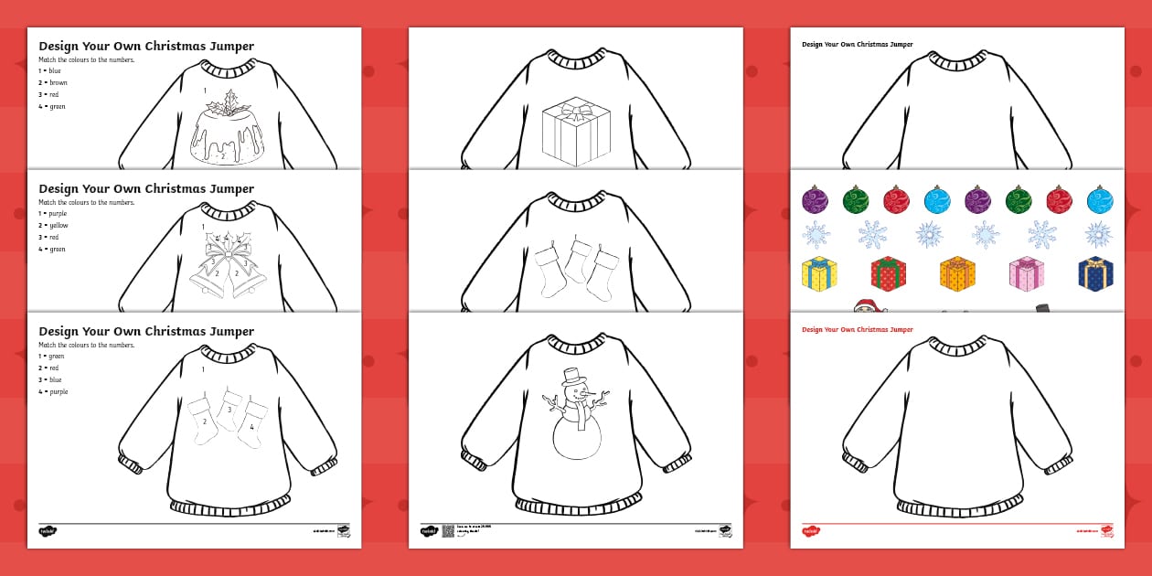 Christmas Jumper Activity Pack (teacher made) - Twinkl