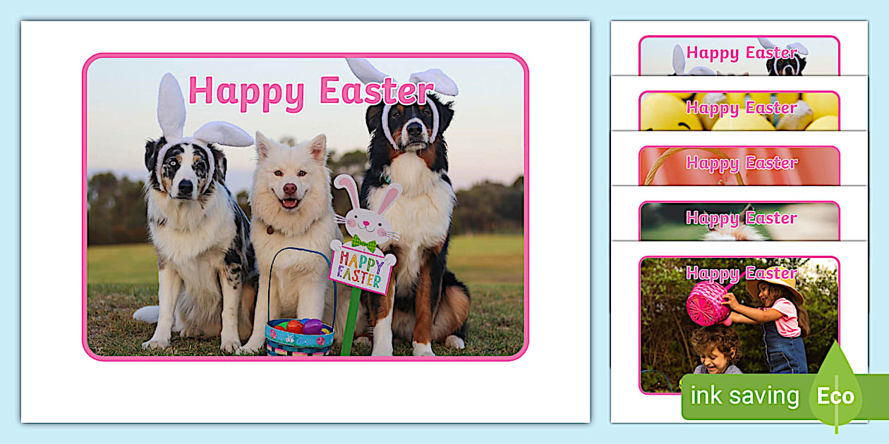 Happy Easter Photo Pack (profesor hizo) - Twinkl