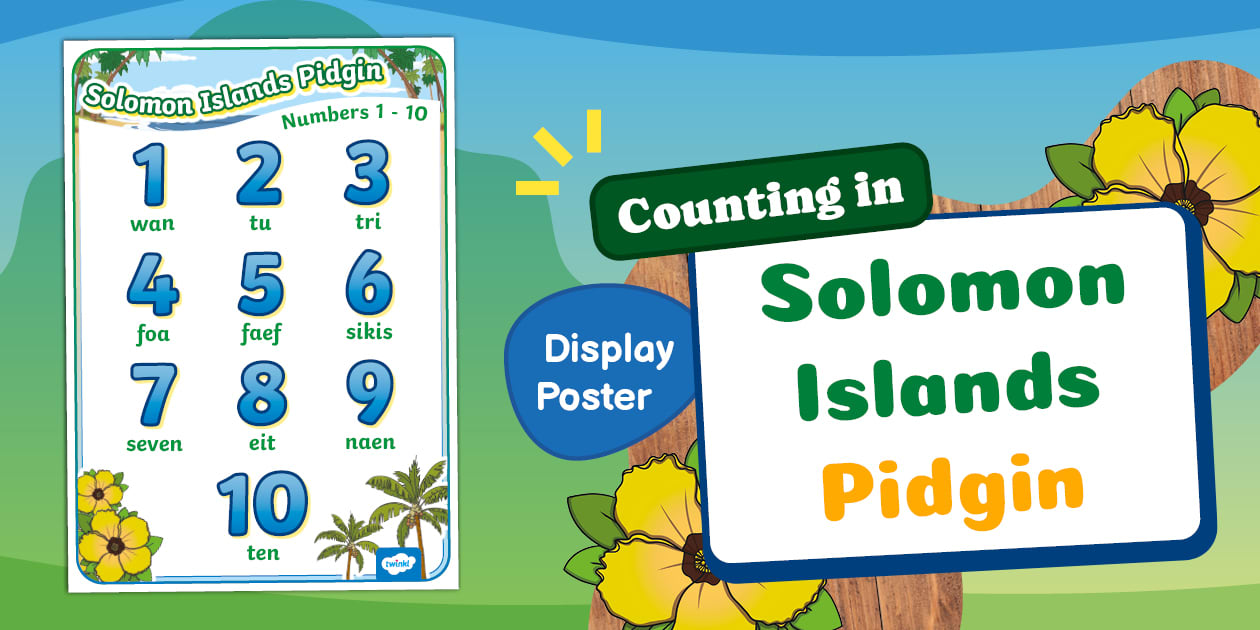 Counting in Solomon Islands Pidgin