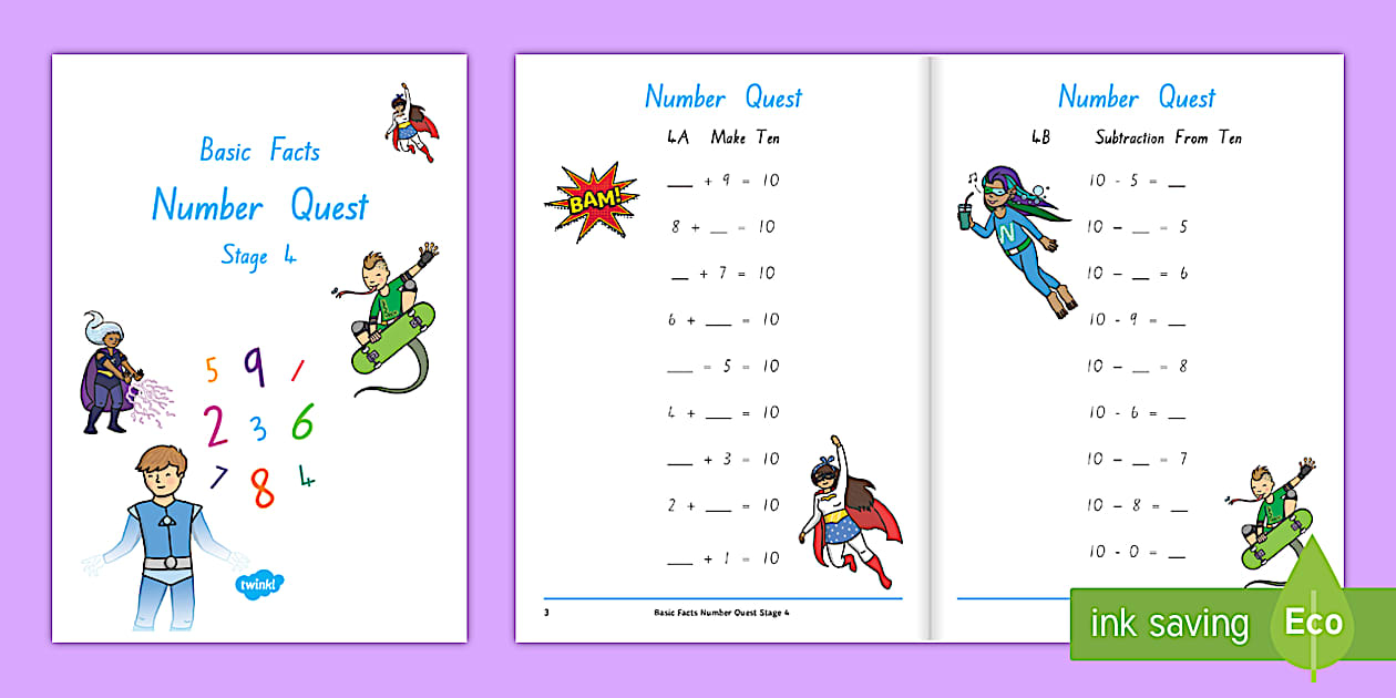Stage 4 Number Knowledge Quest Maths Activity Booklet
