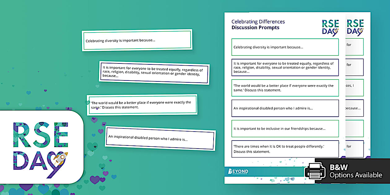 Celebrating Our Differences Discussion Prompts | Beyond