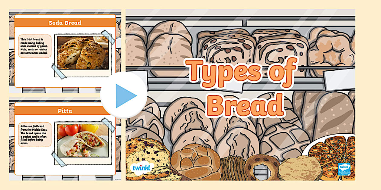 Types of Bread Photo PowerPoint - Twinkl - KS1 - Twinkl