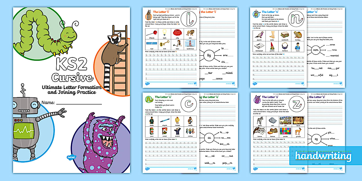 KS2 Daily Handwriting Practice PDF Ultimate Cursive Booklet