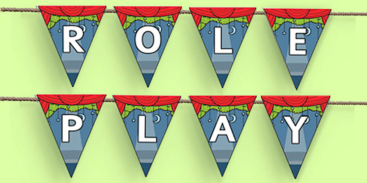 👉 Role Play Area Display Bunting (teacher made) - Twinkl