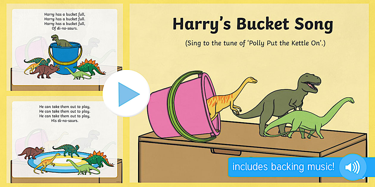 Harry's Bucket Song PowerPoint (teacher made) - Twinkl