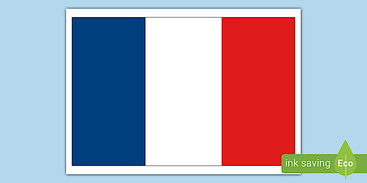 France Flag Display Poster | Twinkl | Primary Resources